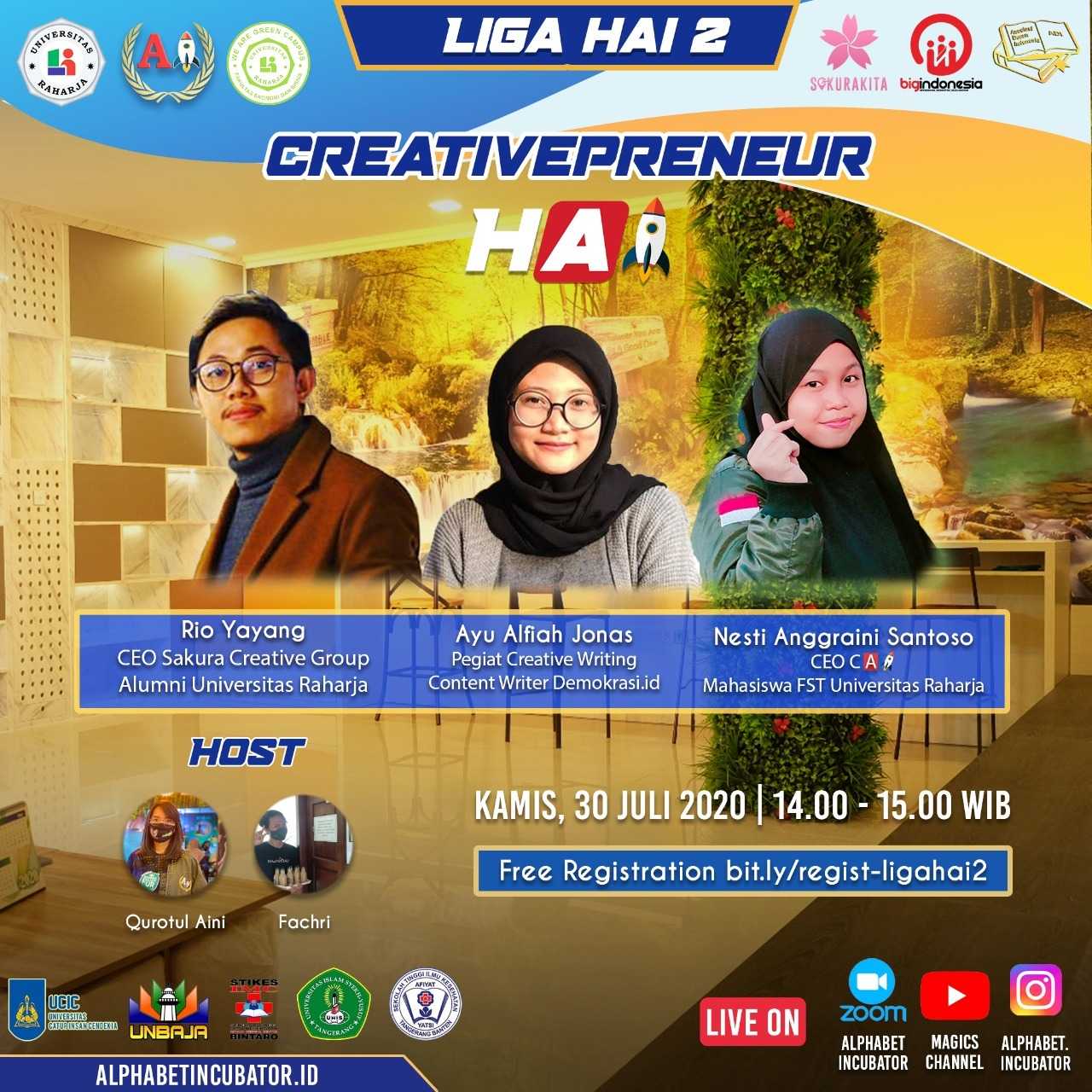 WHY HALLO ALPHABET INCUBATOR - Alfabet Inkubator Indonesia